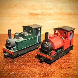 009 Narrow Gauge Freelance Steam Tram Locomotive Twin Pack for Kato 109 ...