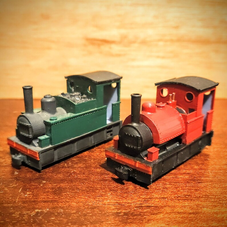 009 Narrow Gauge Freelance Steam Tram Locomotive Twin Pack for Kato 109 ...