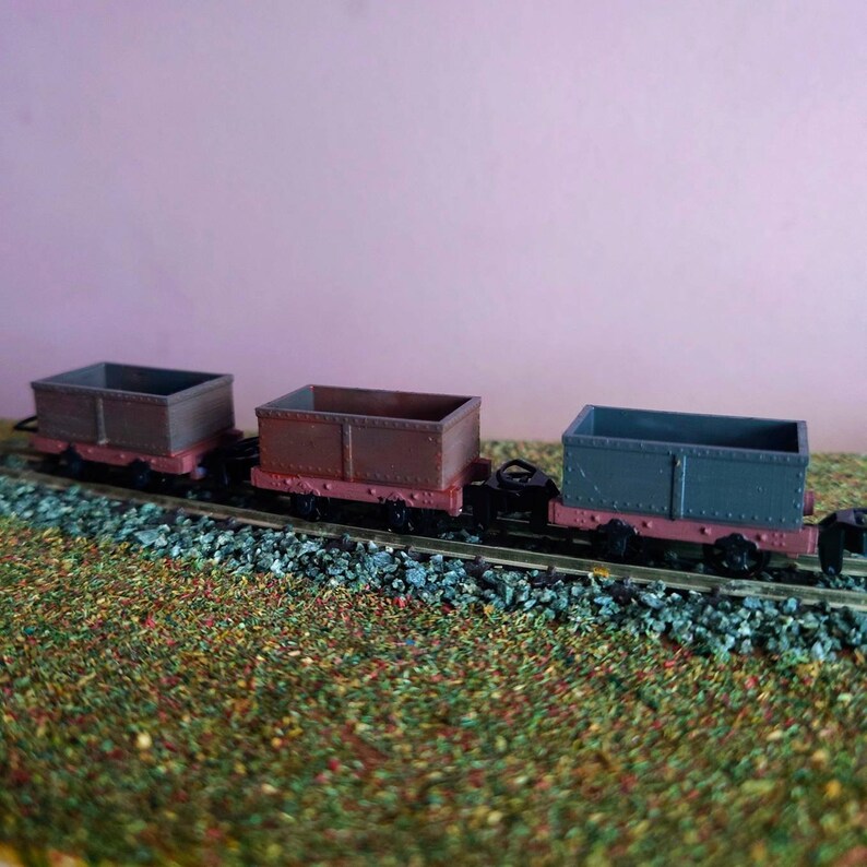 009 Narrow Gauge Steel Wagons Kit 5 Pack - Etsy