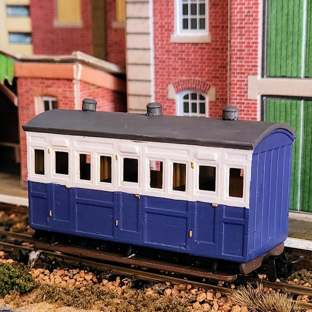 Large Compartment Coach - 009 Narrow Gauge, 3D Printed Kit - Etsy