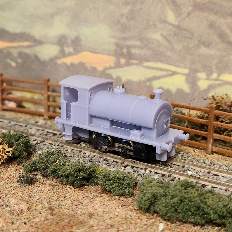 N Peckett Class W6 Locomotive - Fits Tu-koppel A Chassis - N Gauge, 3D ...