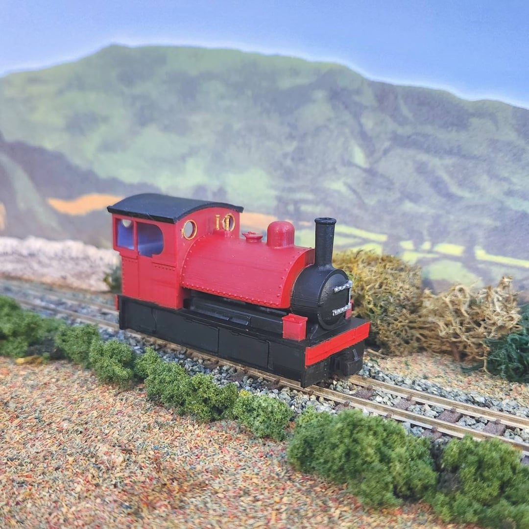 009, Narrow Gauge. Saddle Tank Steam Tram. 3D Printed Kit for Kato 109 ...