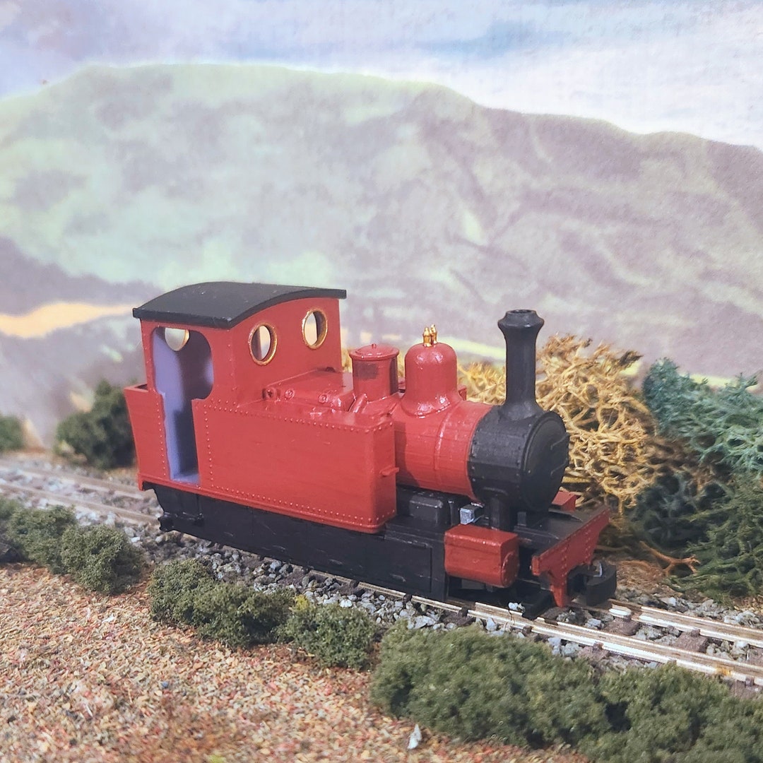 WD Hunslet Steam Tram - Fits Kato 11-109 Chassis - 009 Narrow Gauge, 3D ...