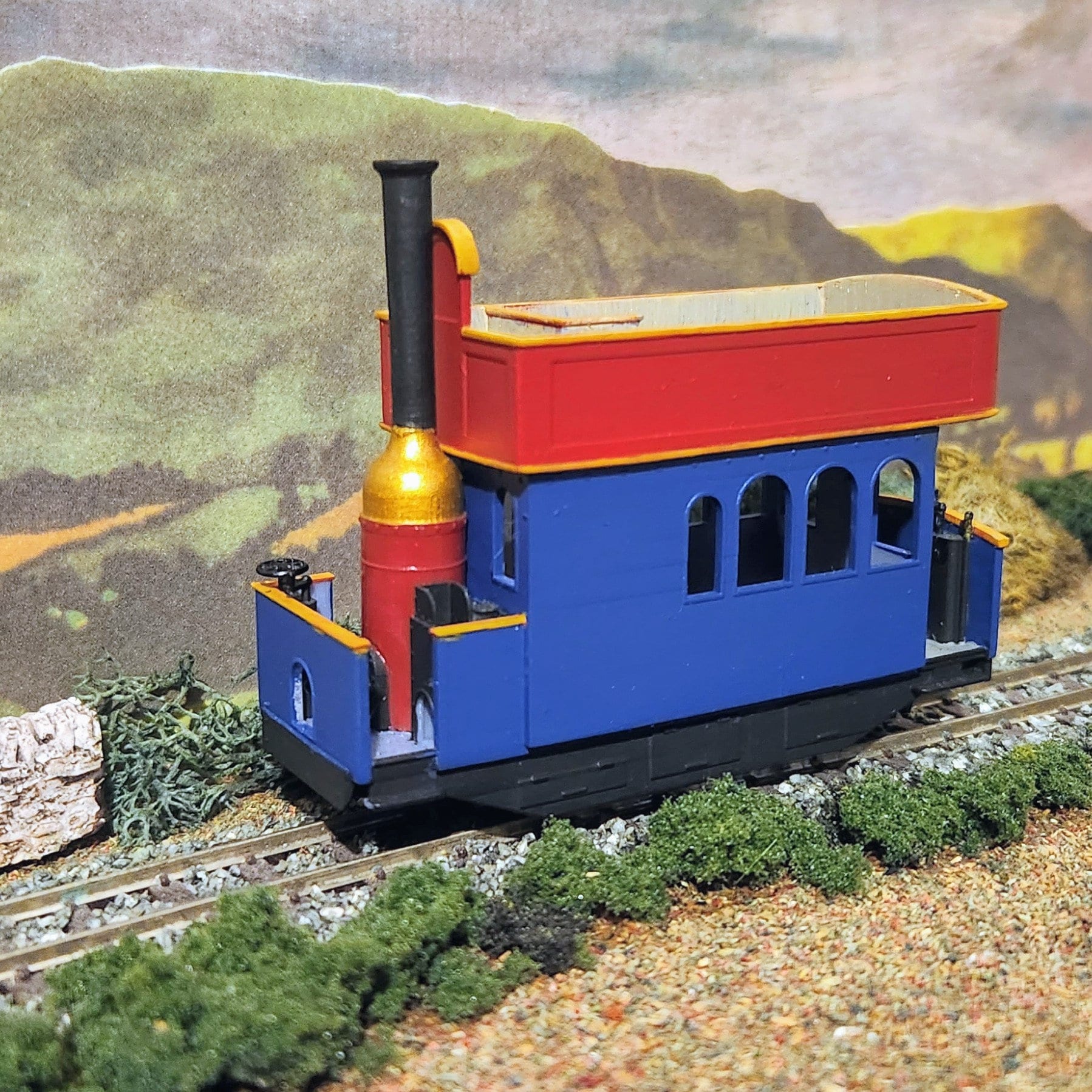 009 Narrow Gauge, Double Decker Steam Tram. Fits Kato 11-109 Chassis ...