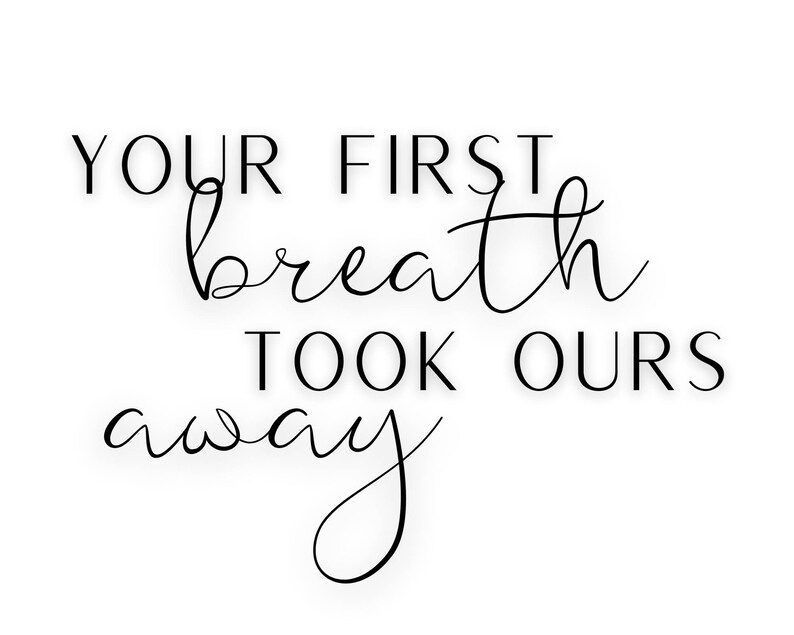 First Breath - Etsy