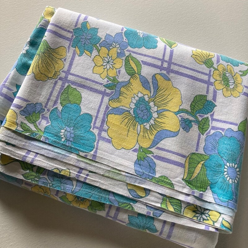 Vintage Bed Sheet - Etsy