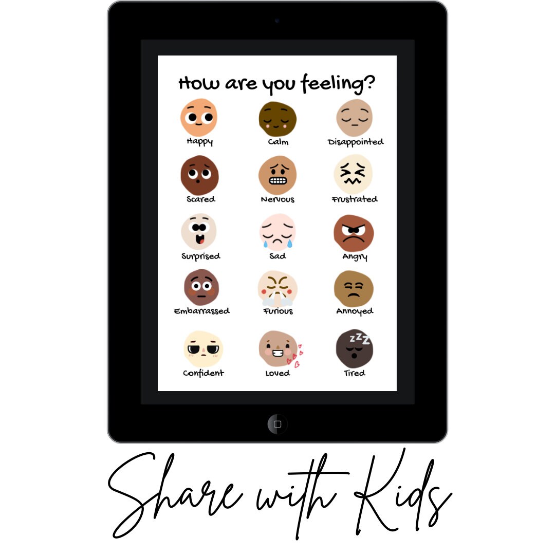 Therapy Art, Feelings Chart, How Are You Feeling?, Faces, Skin Tones ...