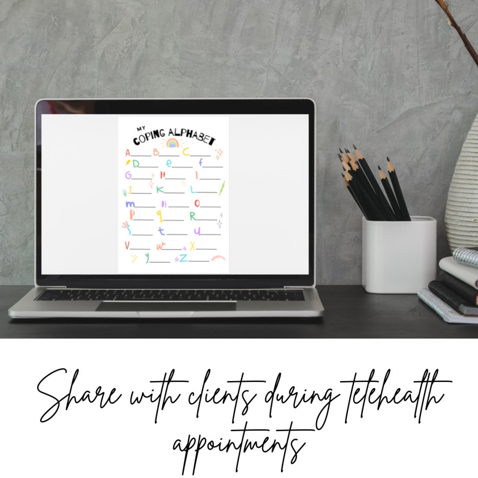 Coping Alphabet Worksheet, Therapy Worksheet, Coping Skills Worksheet ...