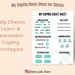 Coping Cheat Sheet for Teens & Adults, Coping Worksheet, Coping Skills ...