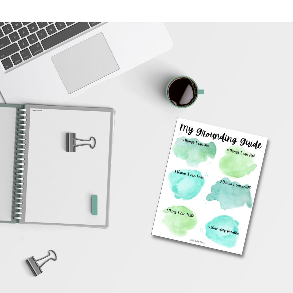 My Grounding Guide, Grounding Worksheet for Therapy, Worksheet for ...