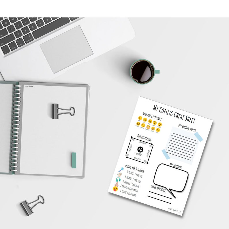 My Coping Cheat Sheet for Teens, Coping Skills Worksheet for Teens ...