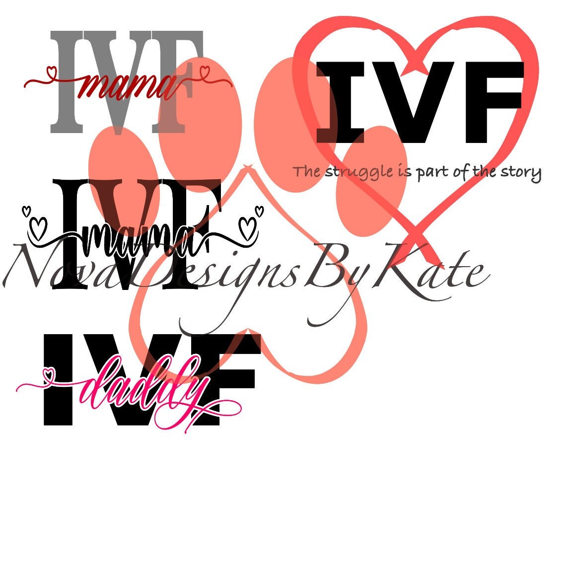 IVF Parents Svg's - Etsy