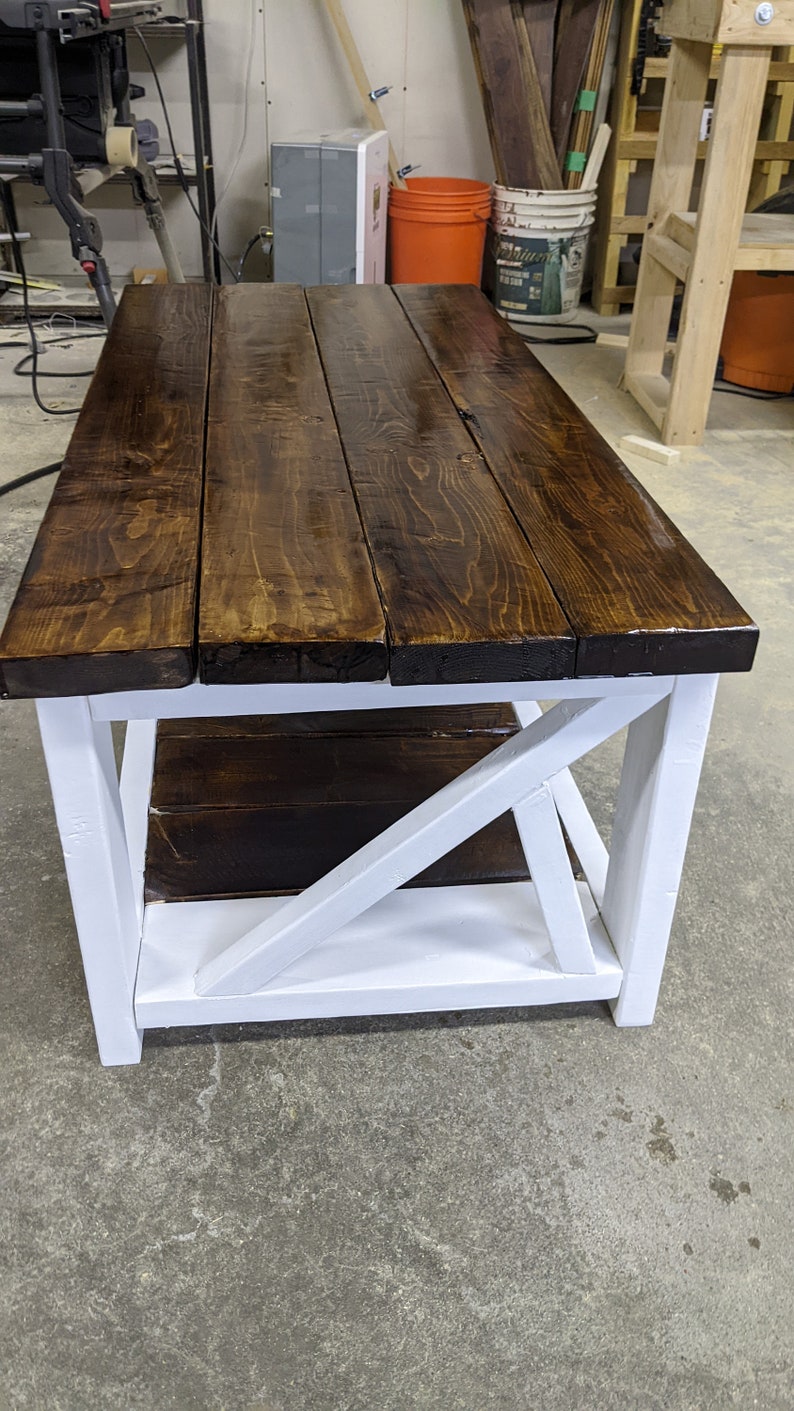Rustic Farmhouse Coffee Table - Etsy