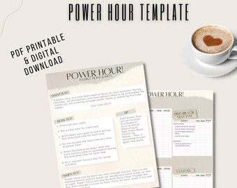 Printable Power Hour - Etsy
