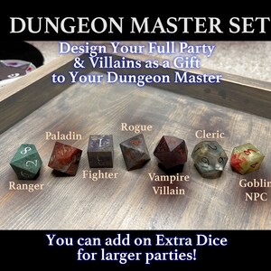 Custom DND Dice - You Inspire, I Forge. Sharp Edged Handmade Resin Dice ...