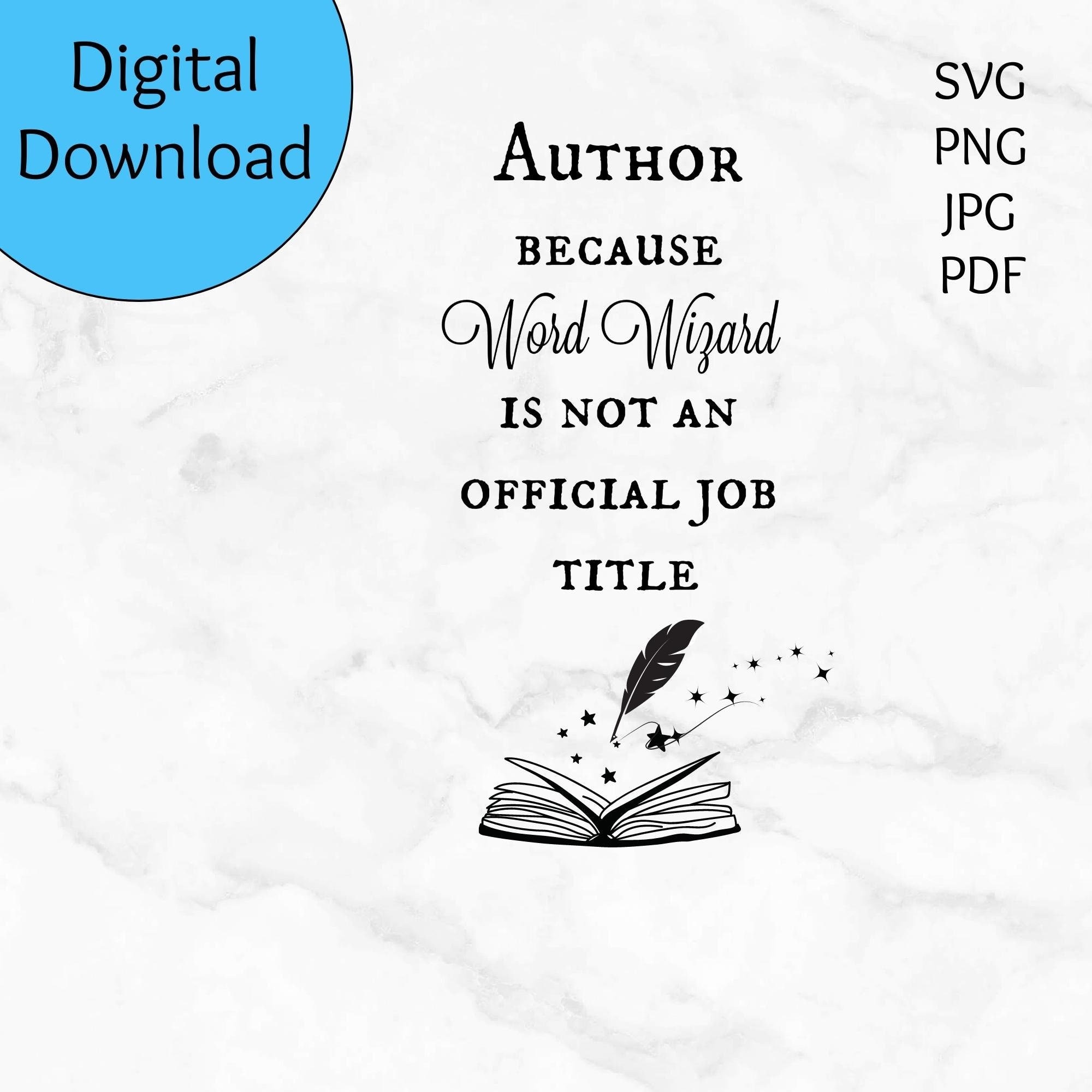 Author SVG, Writer Svg, Book Author, Book Writer, Future Author, Book ...
