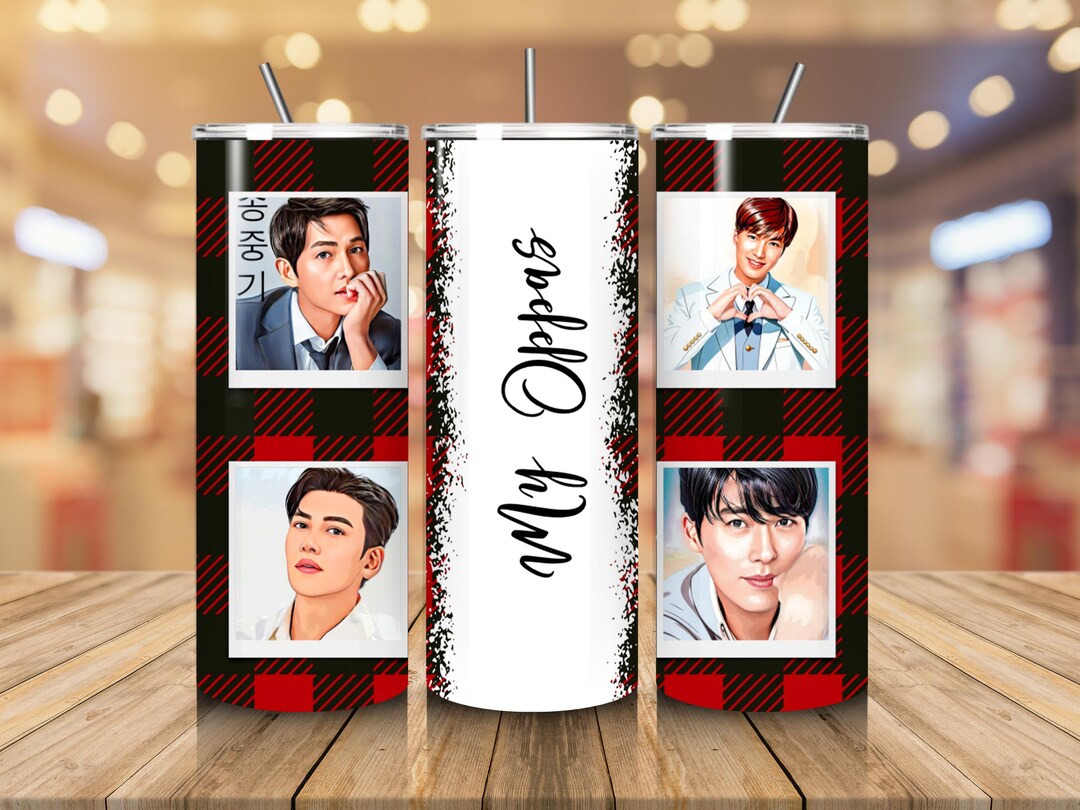 K-drama Tumbler Wrap Png, 20oz Skinny Tumbler Design, Lee Min Ho ...