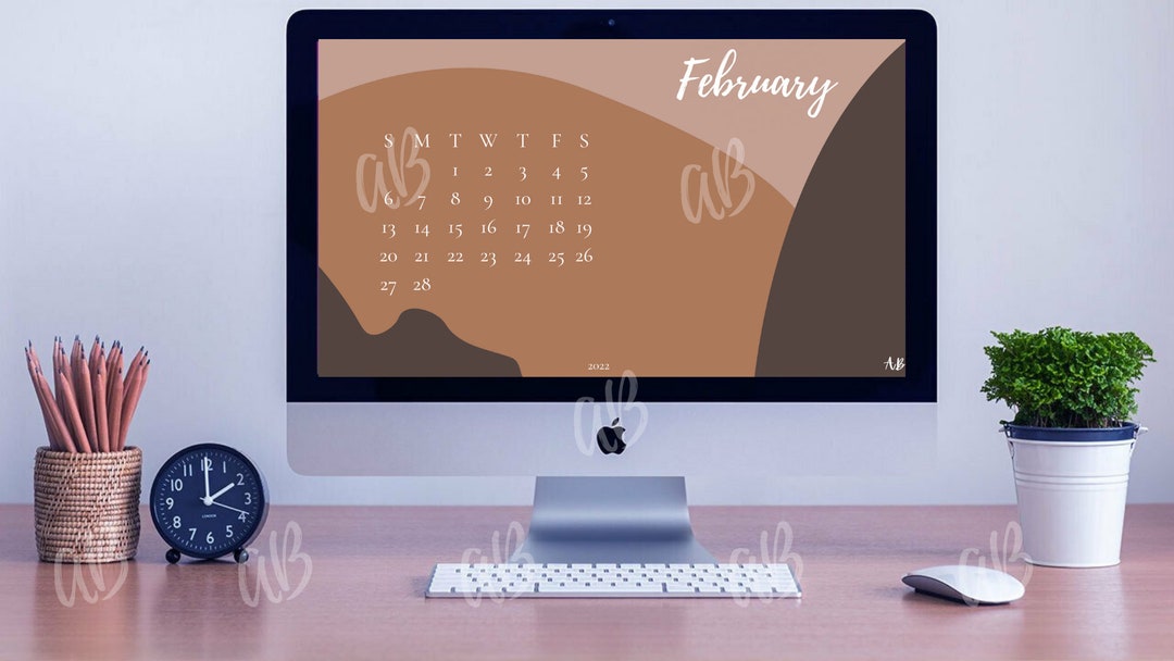 Aesthetic Desktop Wallpaper Digital Download Mac Screensaver Minimalist ...