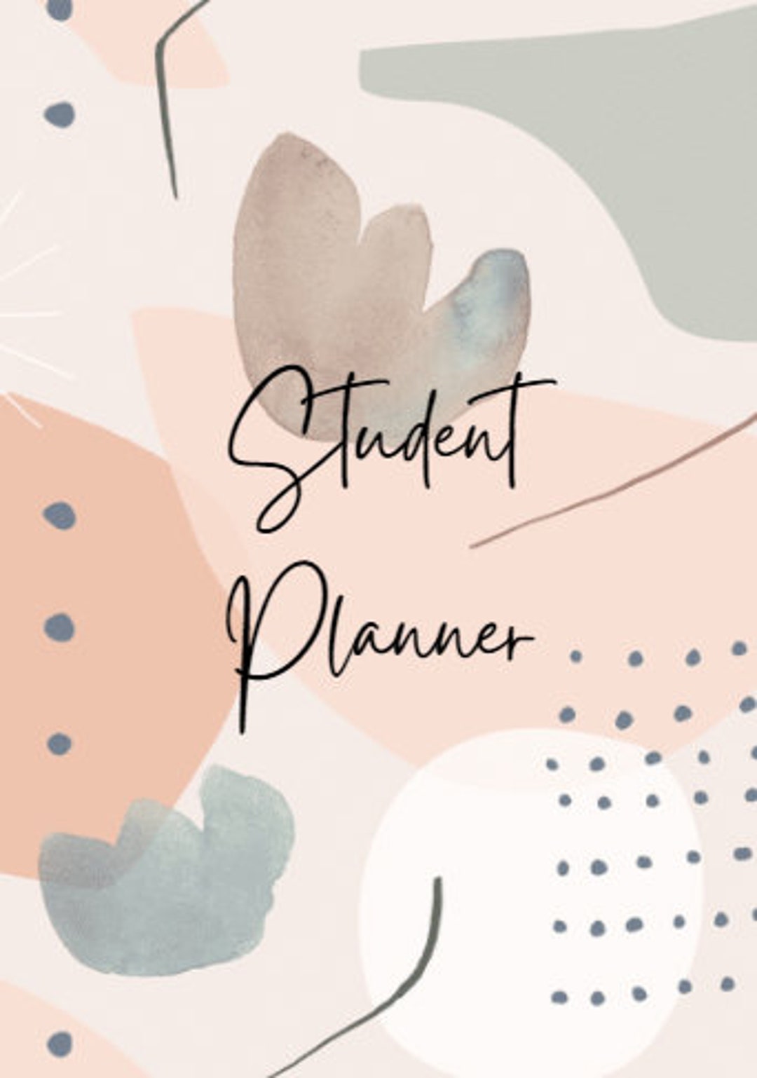 Student Planner - Etsy