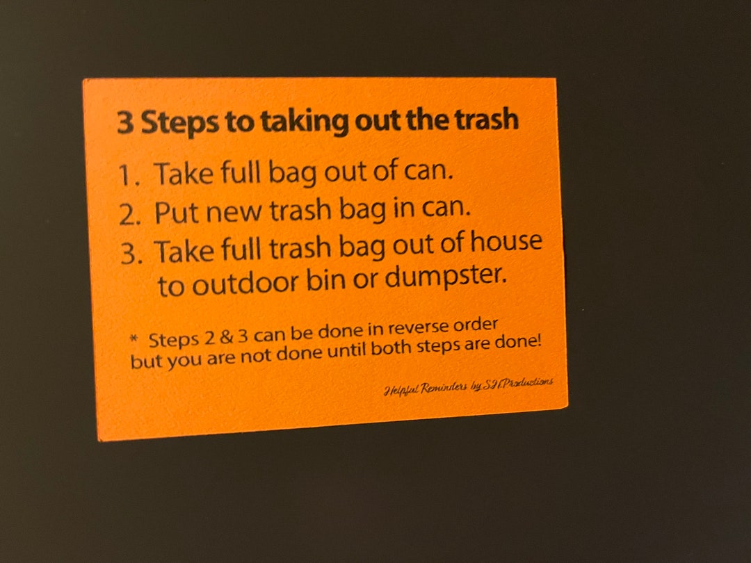 Take Out the Trash Reminder Magnet for Those That Drive You Nutty! - Etsy