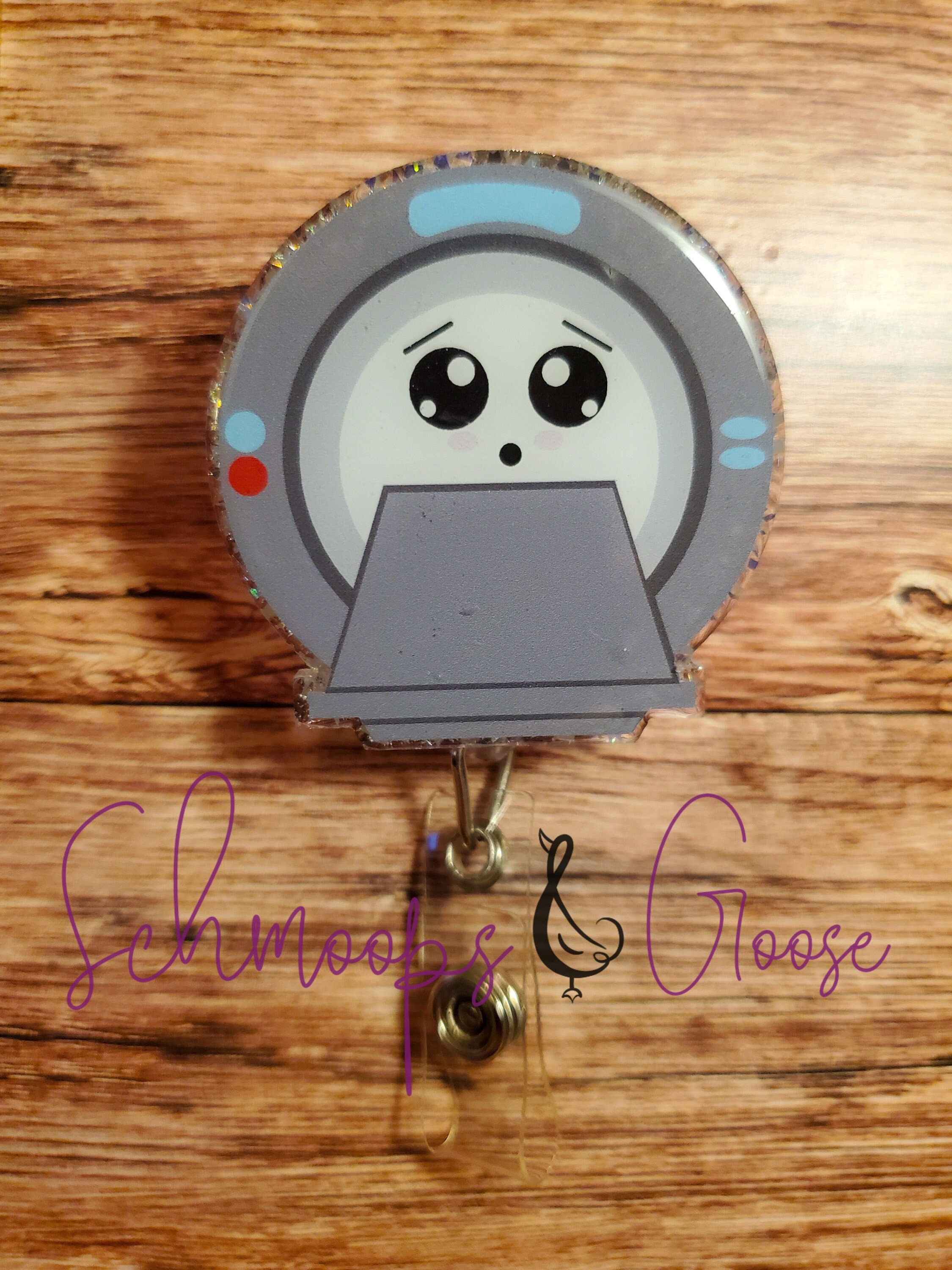MRI Machine Badge Reel, MRI Tech Badge Reel, Hospital Badge Reels, ID ...