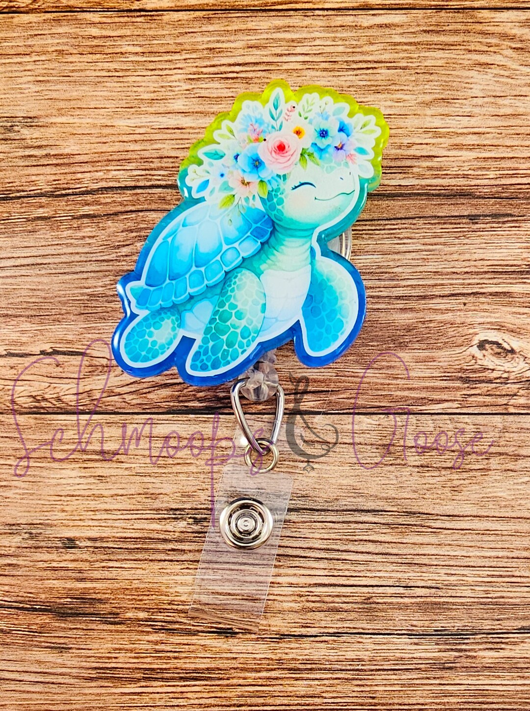 Sea Turtle Badge Reel, Cute Turtle Badge Reel, Animal Badge Reel, Nurse ...