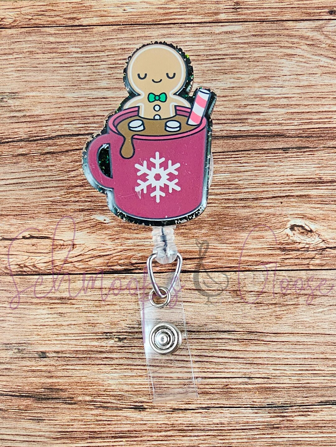 Gingerbread Man Badge Reel, Nurse Badge Reel, Office Badge Reel ...