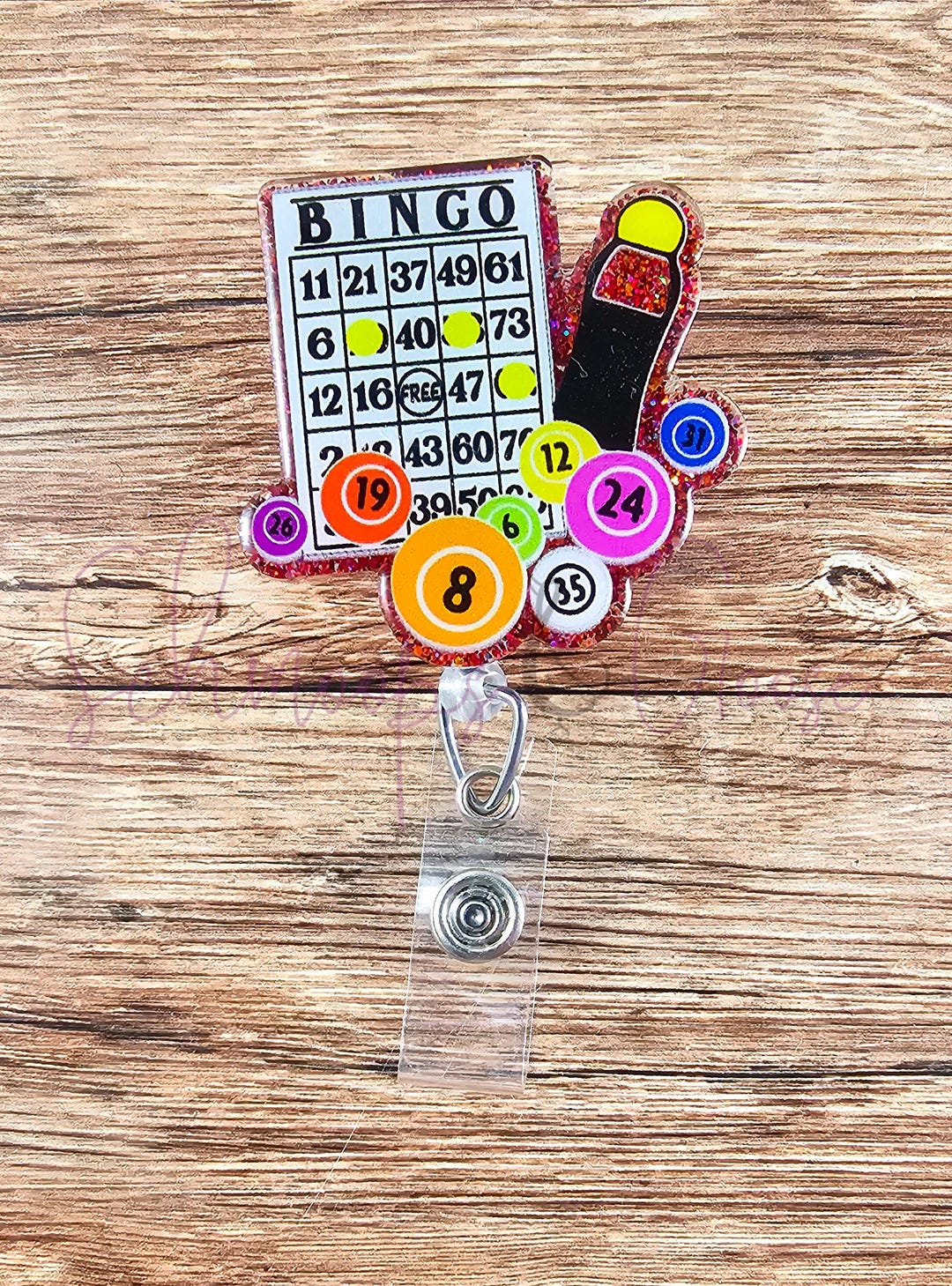 Bingo Badge Reel, Senior Activities Badge Reel, Activity Coordinator ...