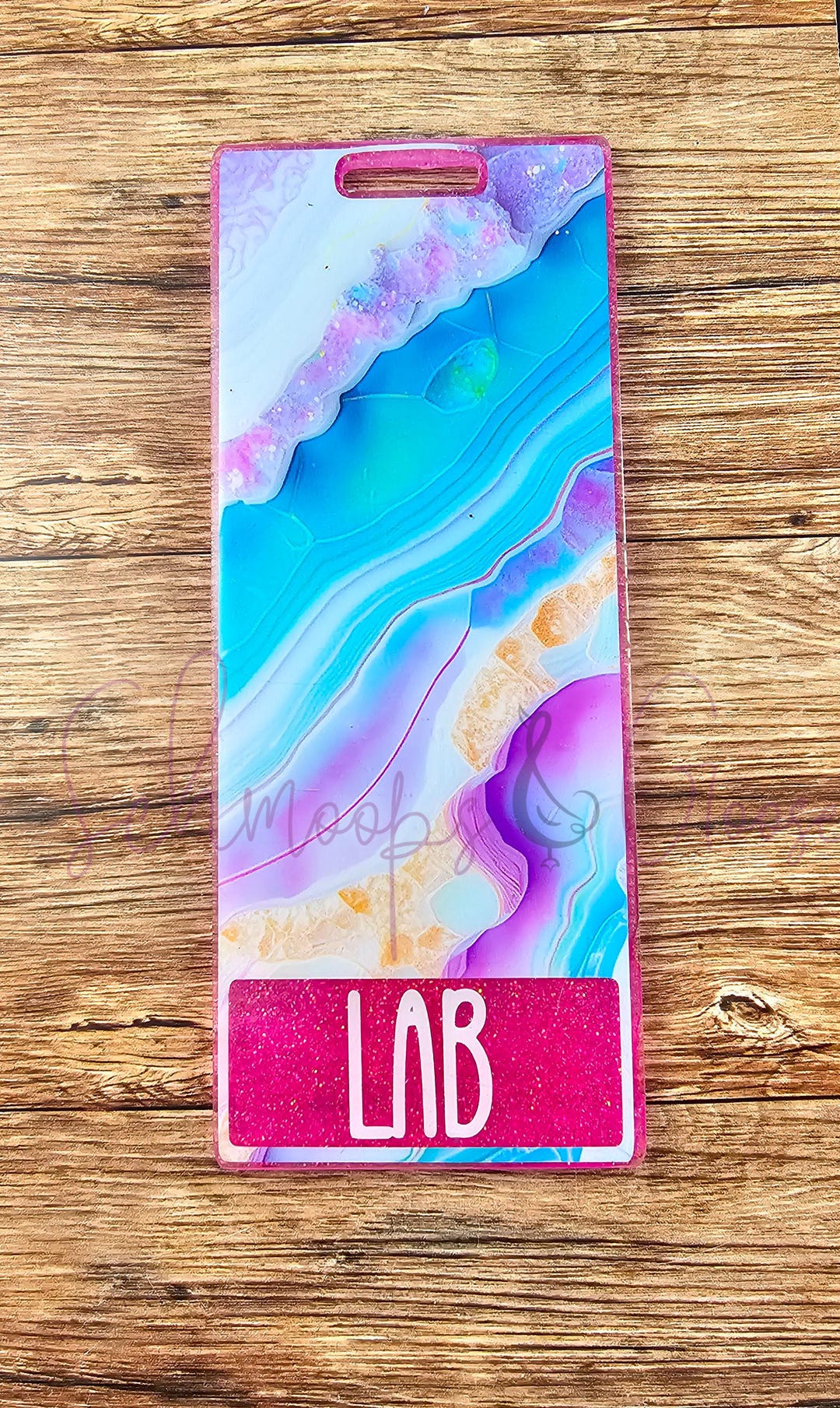 Lab Badge Buddy, Extended Vertical Badge Buddy, Geode Badge Buddy, Lab ...