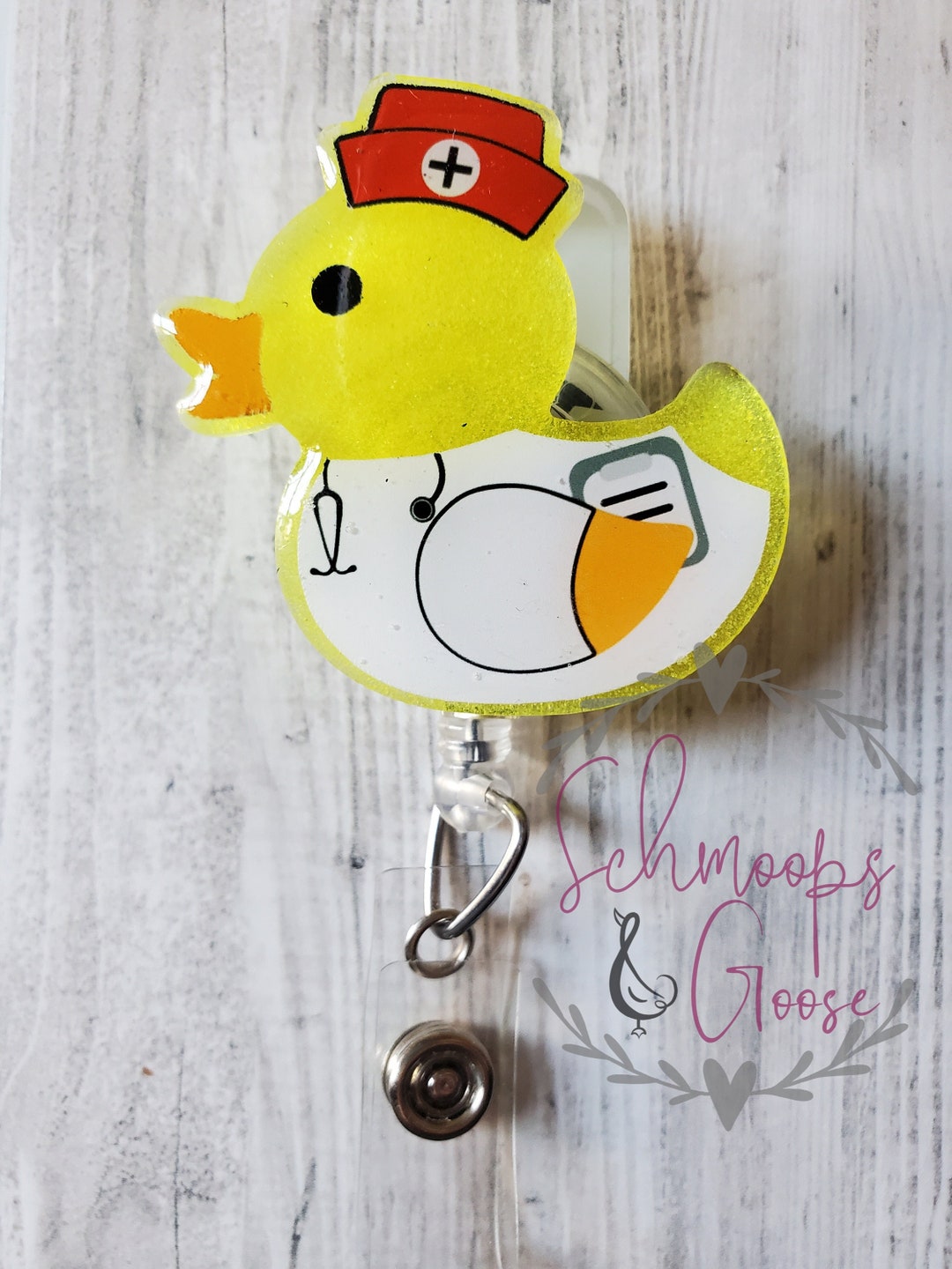 Rubber Duck Nurse Badge Reel, Rubber Duck Badge Reel, Nurse Badge Reel ...