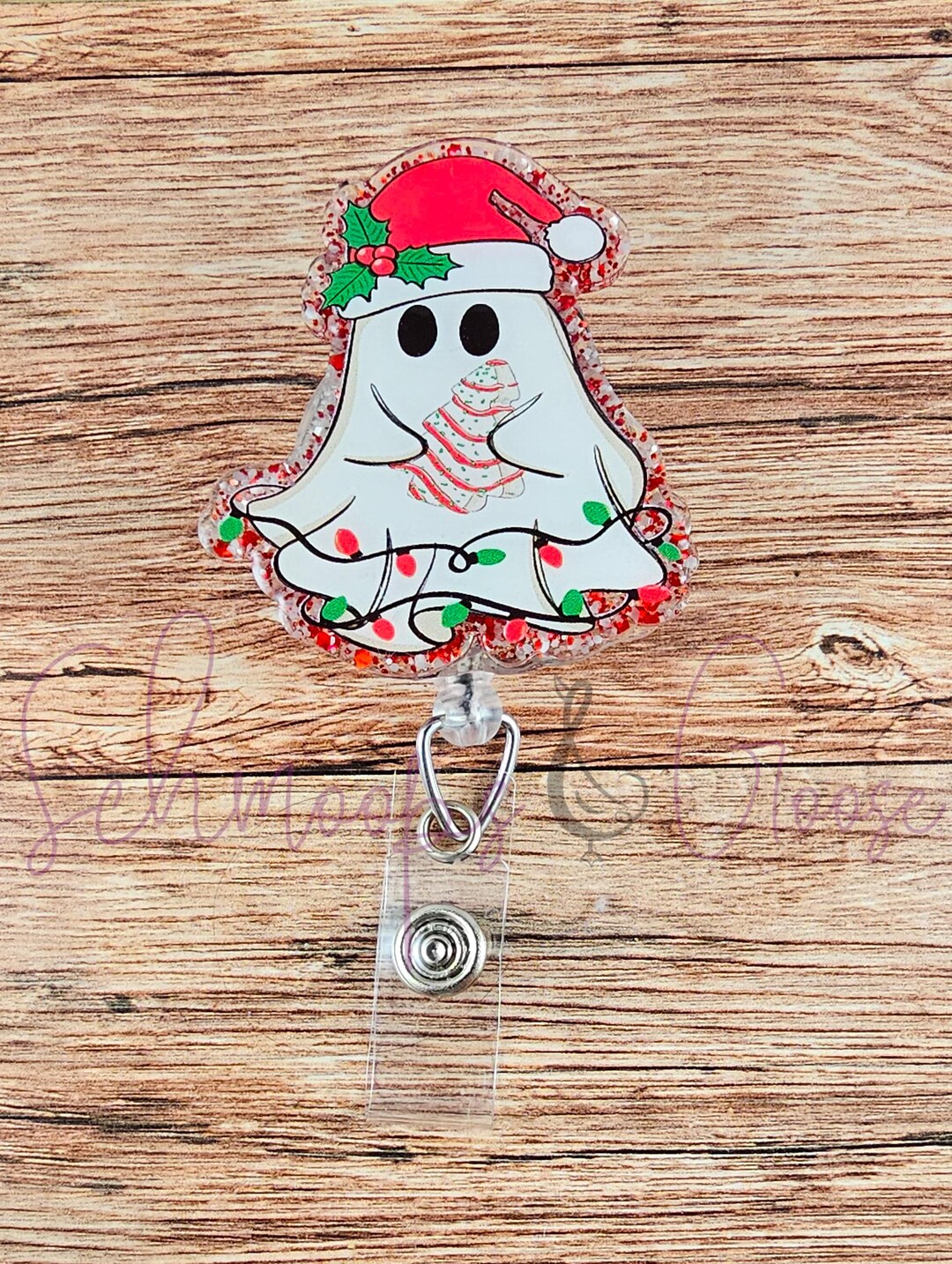 Christmas Ghost Badge Reel, Nurse Badge Reel, Office Badge Reel ...