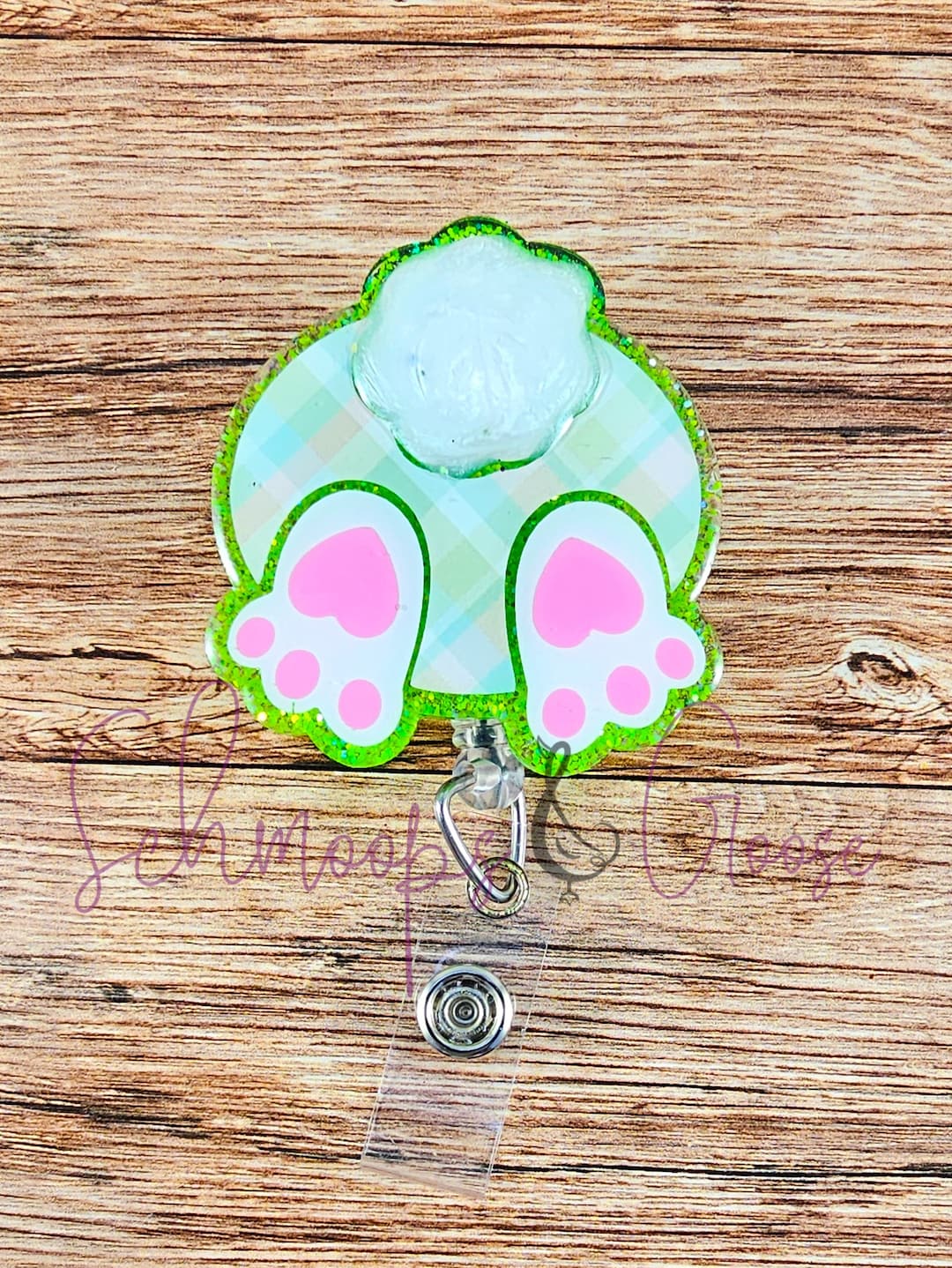 Bunny Butt Badge Reel, Bunny Badge Reel, Easter Badge Reels, Funny ...