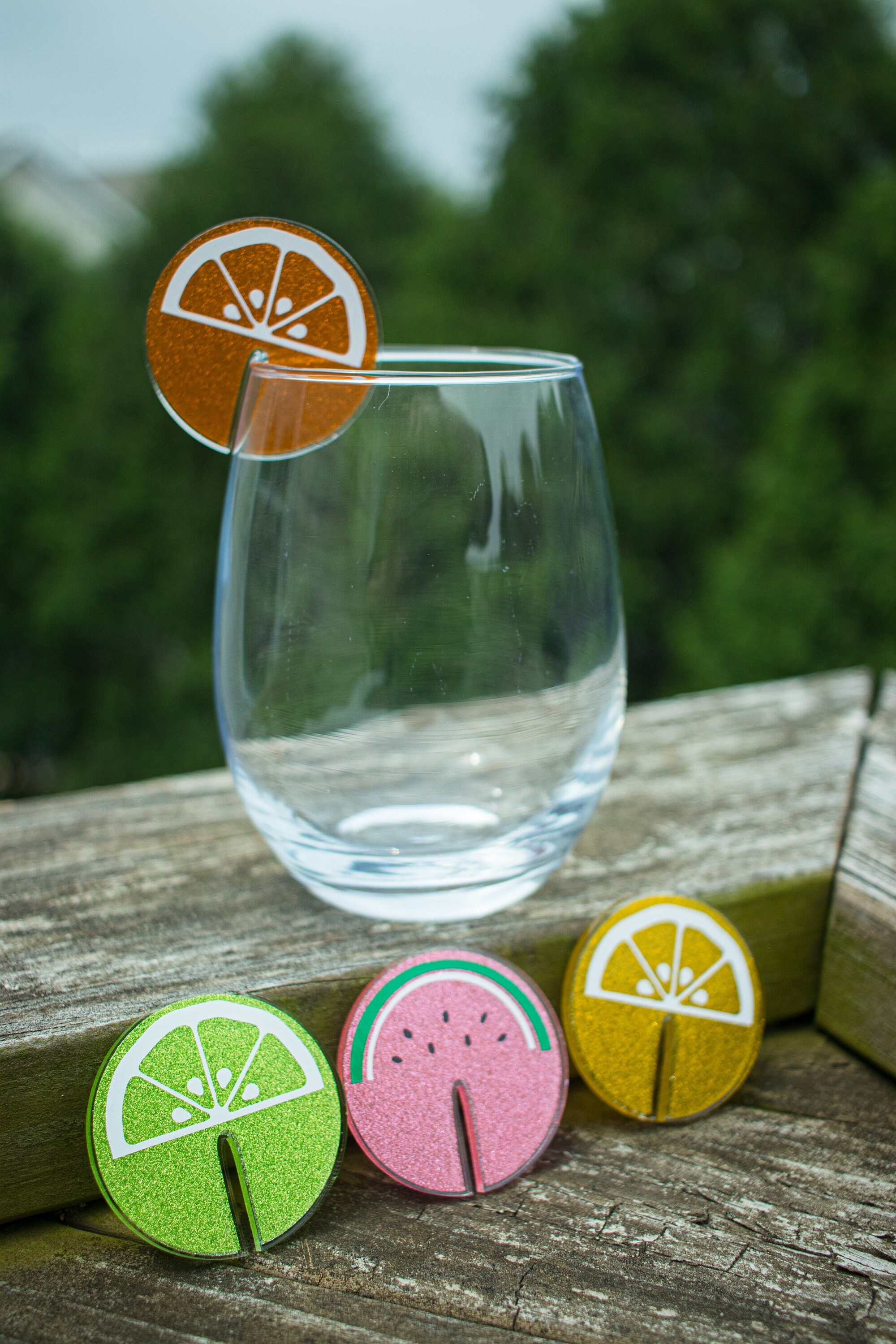 Set of 4 Drink Markers Drink Tags - Etsy