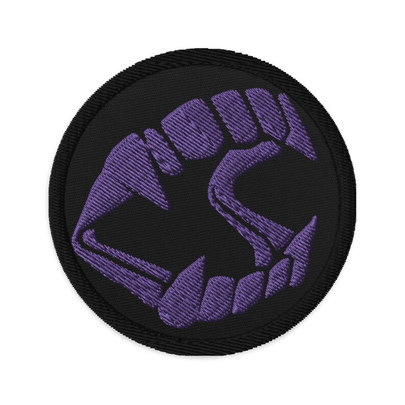 Vampire Fangs Novelty Halloween Toy Trick or Treat Embroidered Patch - Etsy