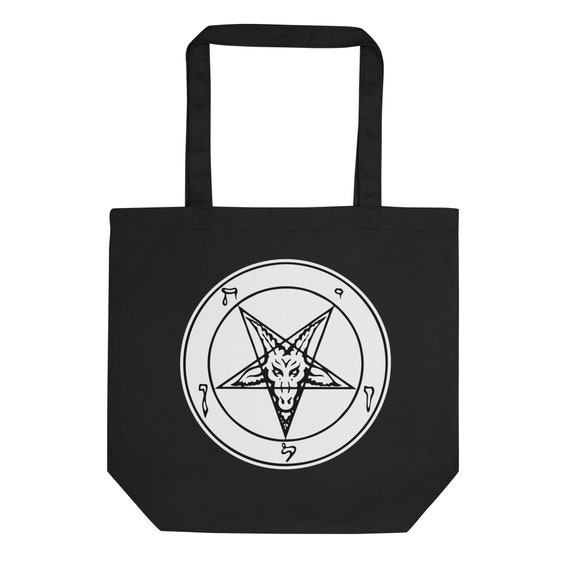White Solid Sigil of Baphomet Church of Satan Pentagram Eco - Etsy