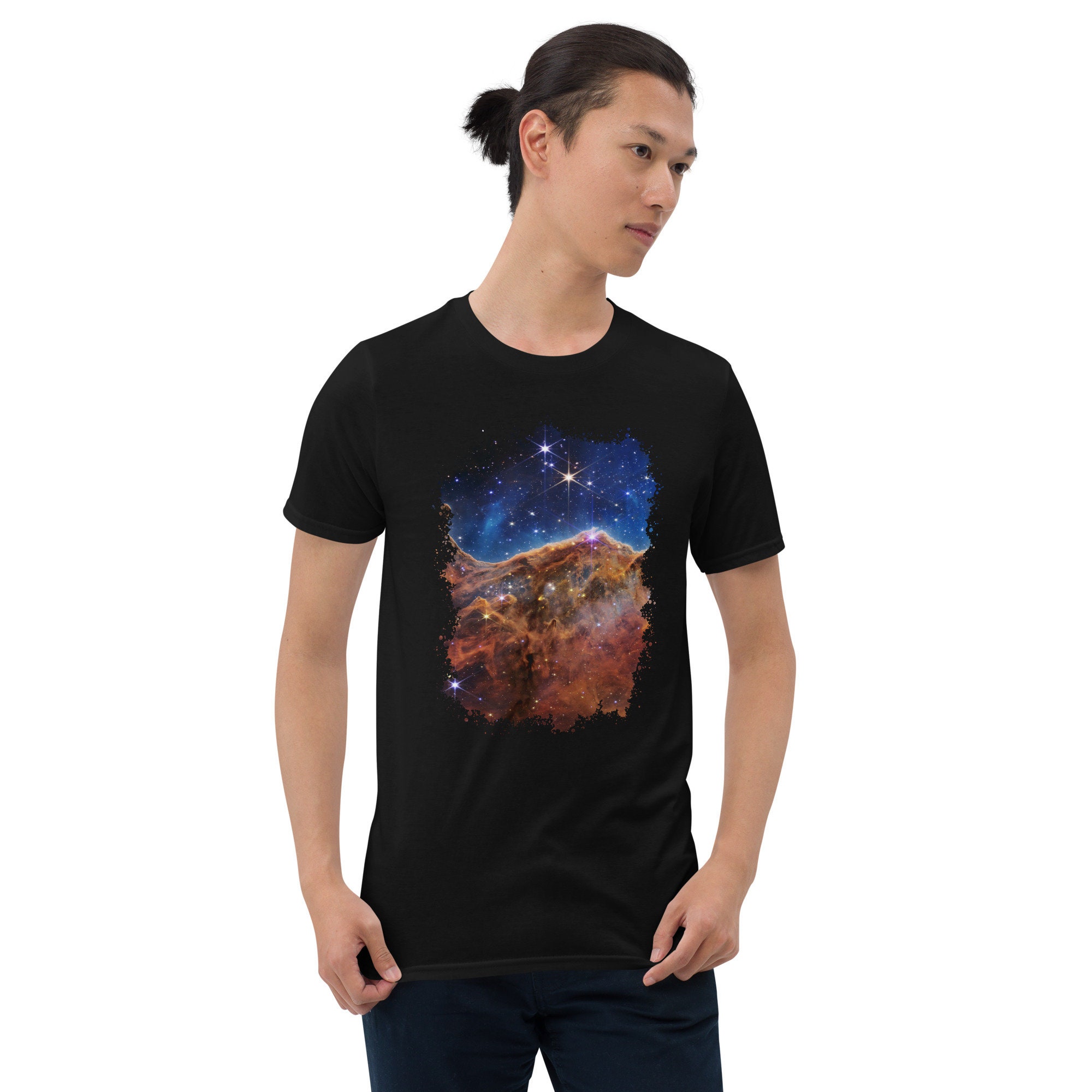 The Carina Nebula Space Graveyard JWST Short-sleeve T-shirt - Etsy