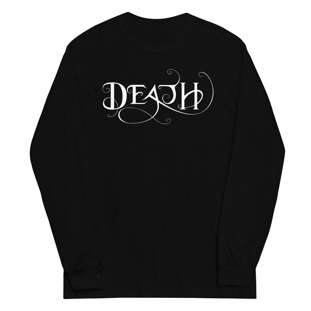Death the Grim Reaper Gothic Deathrock Style Long Sleeve Shirt - Etsy