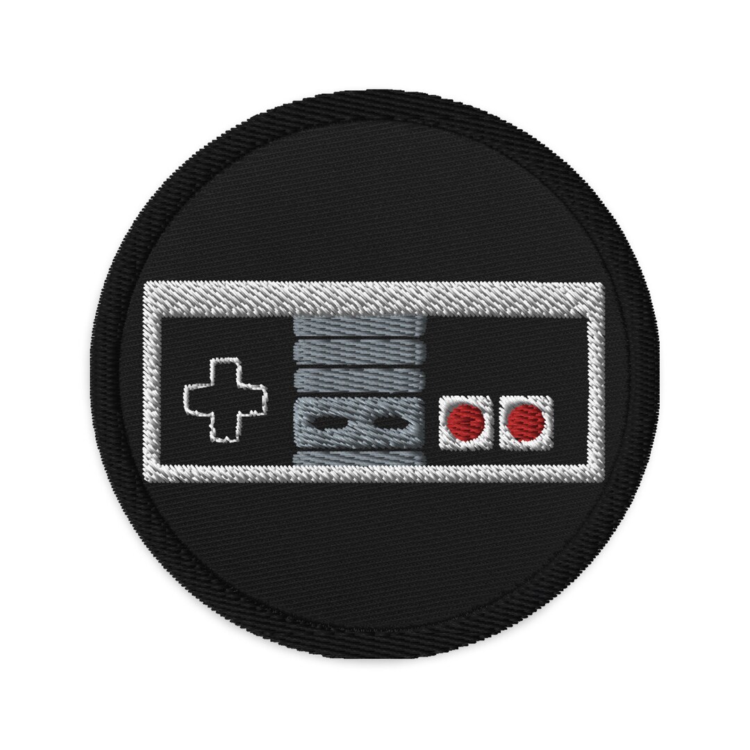 Classic NES Controller Embroidered Patch Super Gaming - Etsy