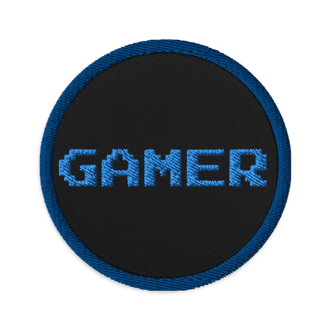 8 Bit Gamer Embroidered Patch 80's Retro Style Gaming - Etsy