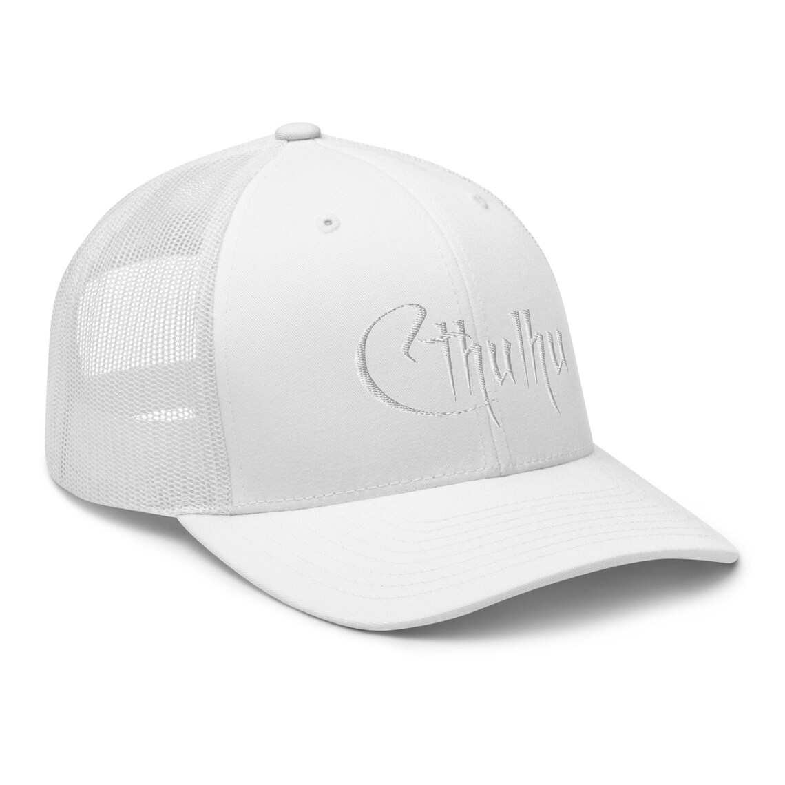 White Call of Cthulhu Great Old Ones Embroidered Trucker Cap Snapback ...