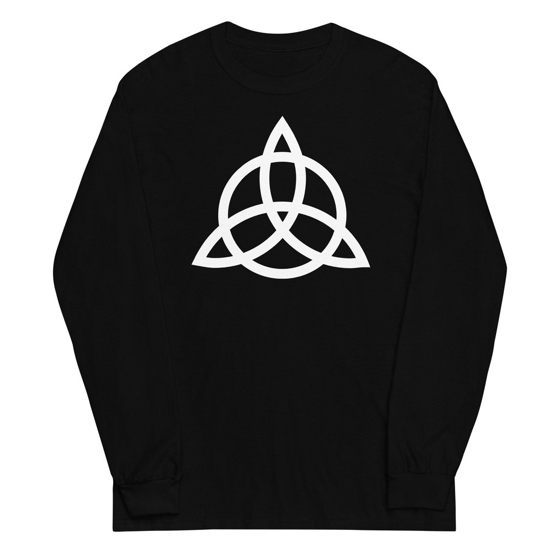 Celtic Symbol Triquetra Trinity Knot Long Sleeve Shirt - Etsy