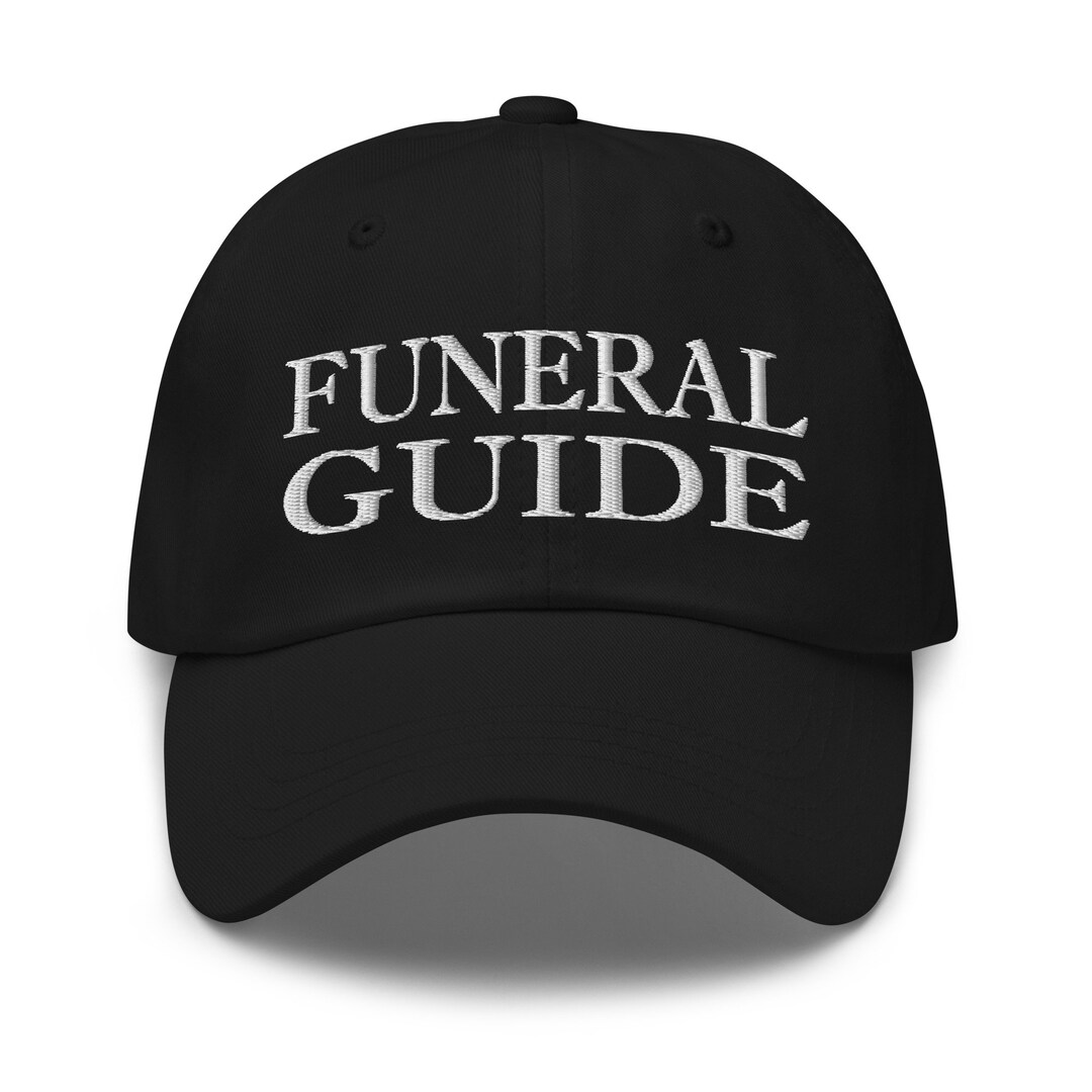Funeral Guide Embroidered Baseball Cap Death Cosplay Dad Hat - Etsy
