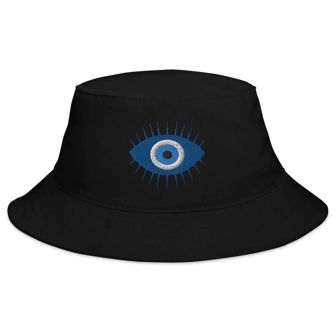 The Curse of the Evil Eye Embroidered Bucket Hat Supernatural Glare - Etsy