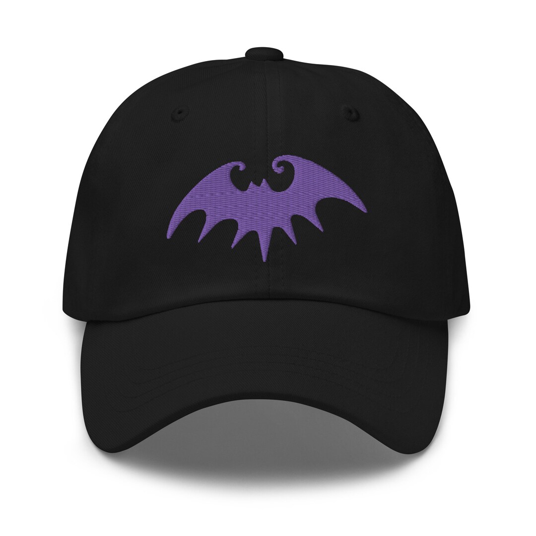 Halloween Gothic Vampire Bat Embroidered Baseball Cap Dad Hat - Etsy