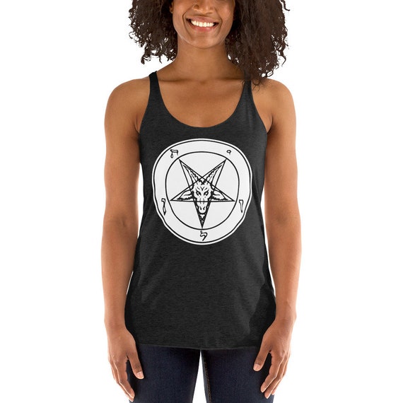 Classic Sigil of Baphomet Goat Head Pentagram Women's - Etsy