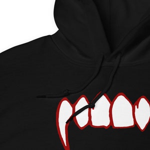 Bloody Vampire Fangs Horror Teeth Unisex Hoodie Sweatshirt - Etsy