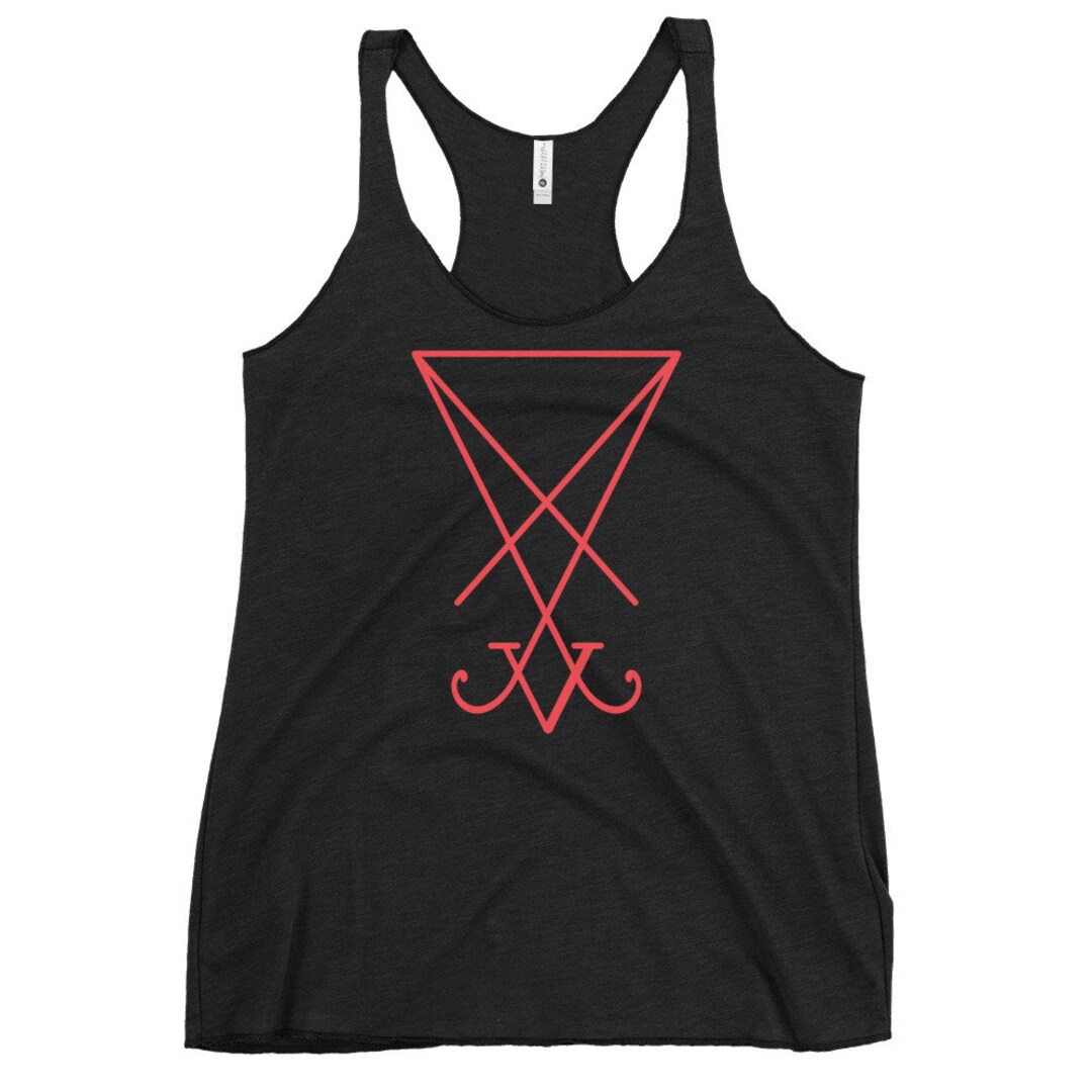 Red Sigil of Lucifer (seal of Satan) the Grimoire of Truth Women's ...