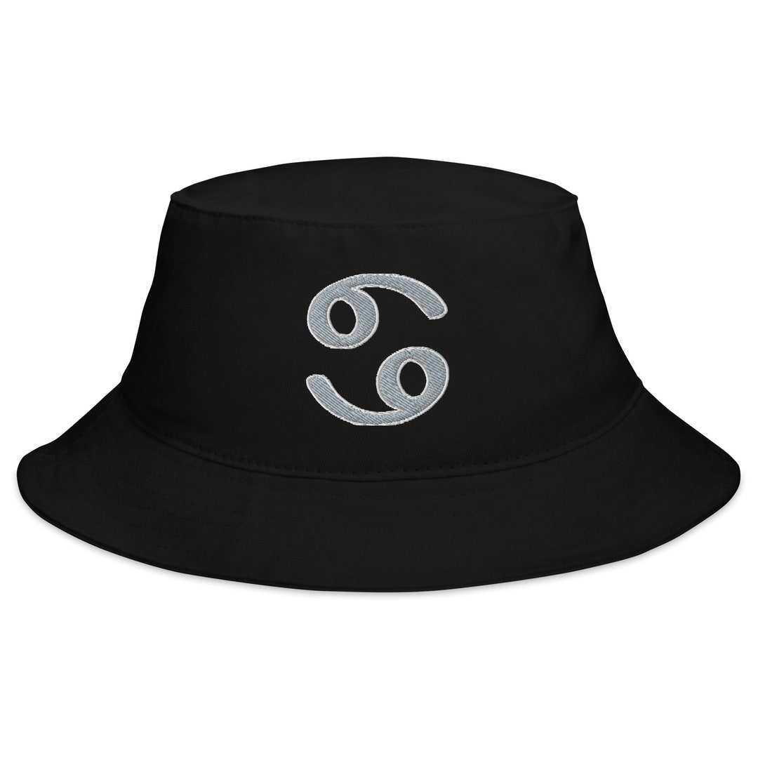 Zodiac Sign Cancer Embroidered Bucket Hat Astrology Horoscope - Etsy