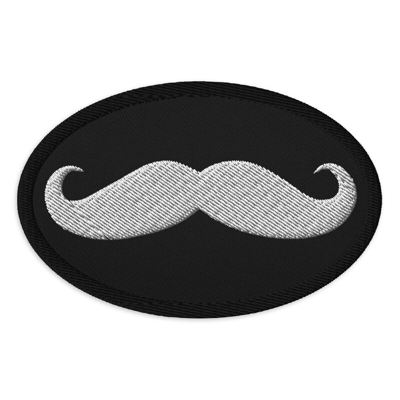 Mustache Iron On - Etsy