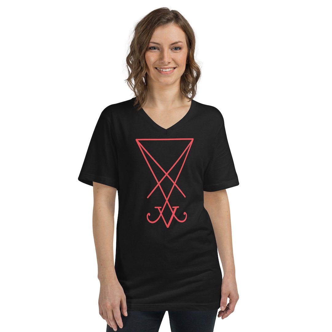 Red Sigil of Lucifer (seal of Satan) the Grimoire of Truth Women’s ...